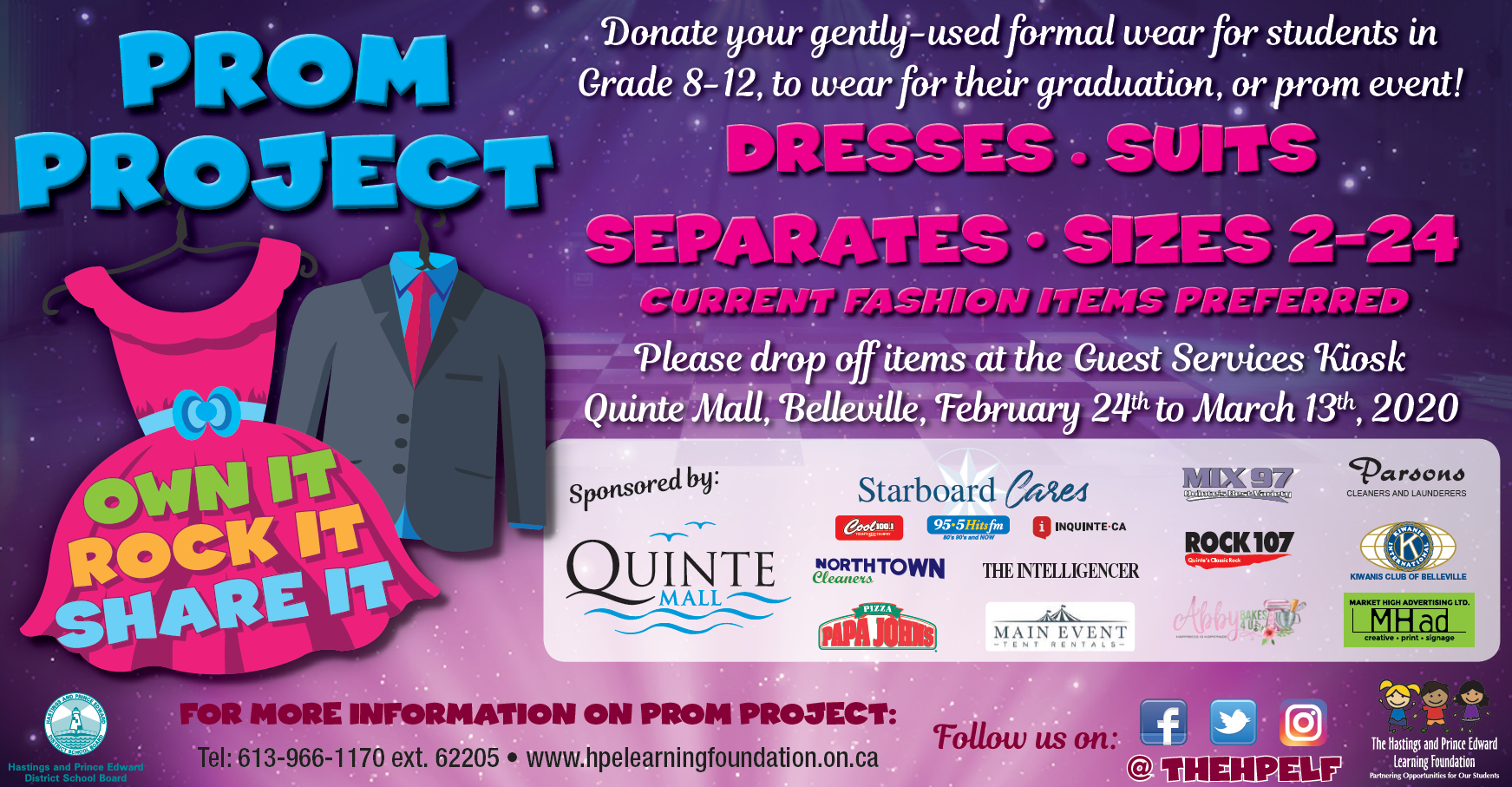 Prom Project Collection 2020 - The Hastings and Prince Edward Learning ...